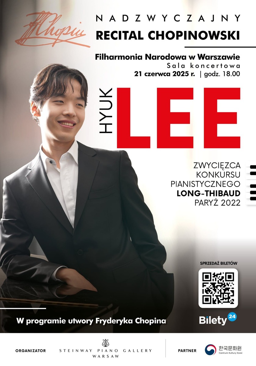 Hyuk Lee w Filharmonii Narodowej: Chopin pełen ognia i liryzmu ...